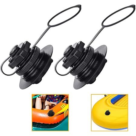 Alomejor 23.9mm Inflatable Air Valve Kayak Screw Valve PVC Nozzle for ...