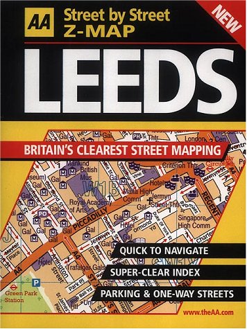 AA Street by Street Z-map Leeds (AA Street by Street Z-Map) (AA Street ...