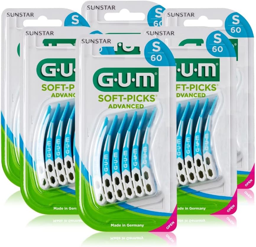 GUM Soft-Picks Advanced Interdental Cleaners | Curved Shape for Easy ...