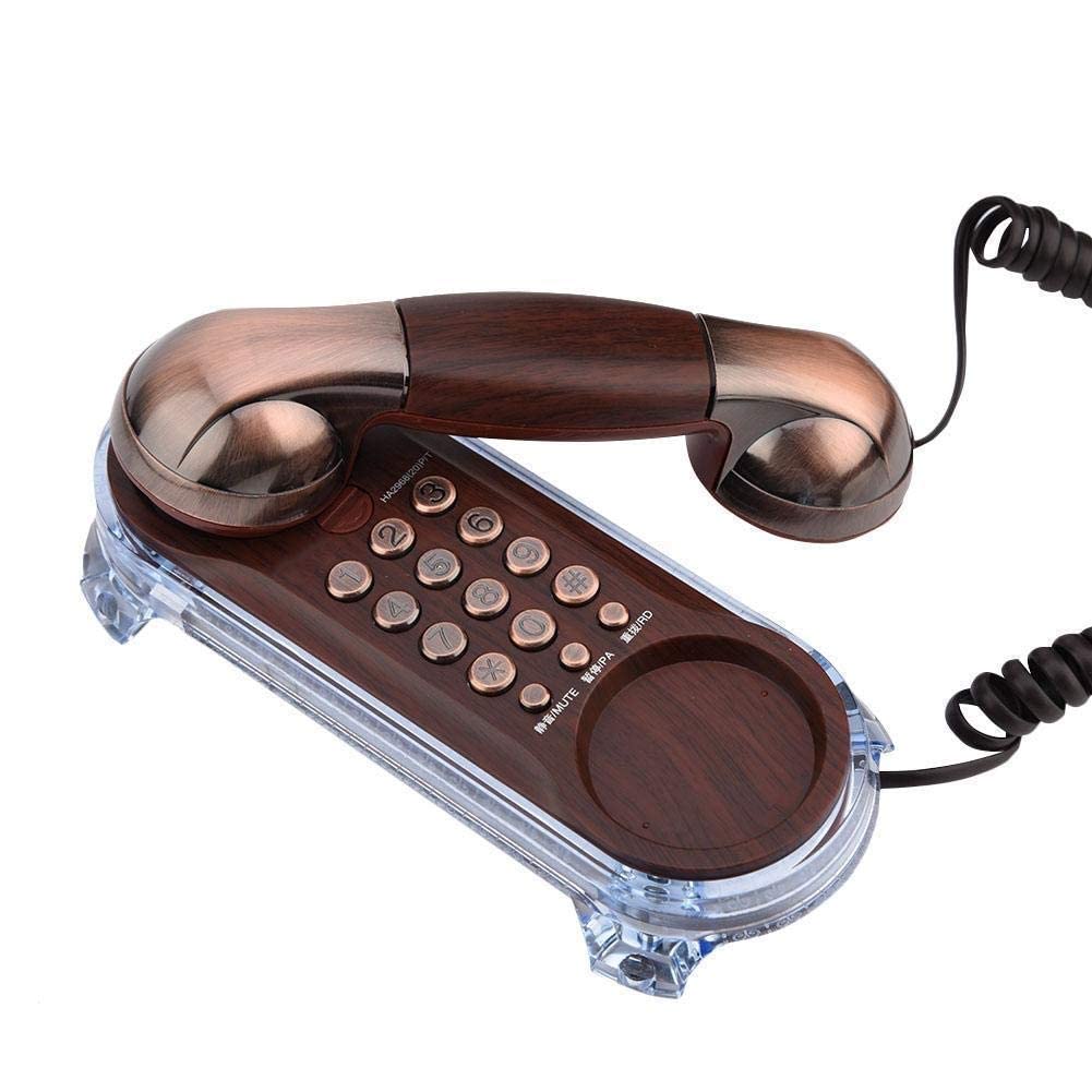 Yagzon Retro Vintage Antique Telephone Old Fashioned with Push Button ...