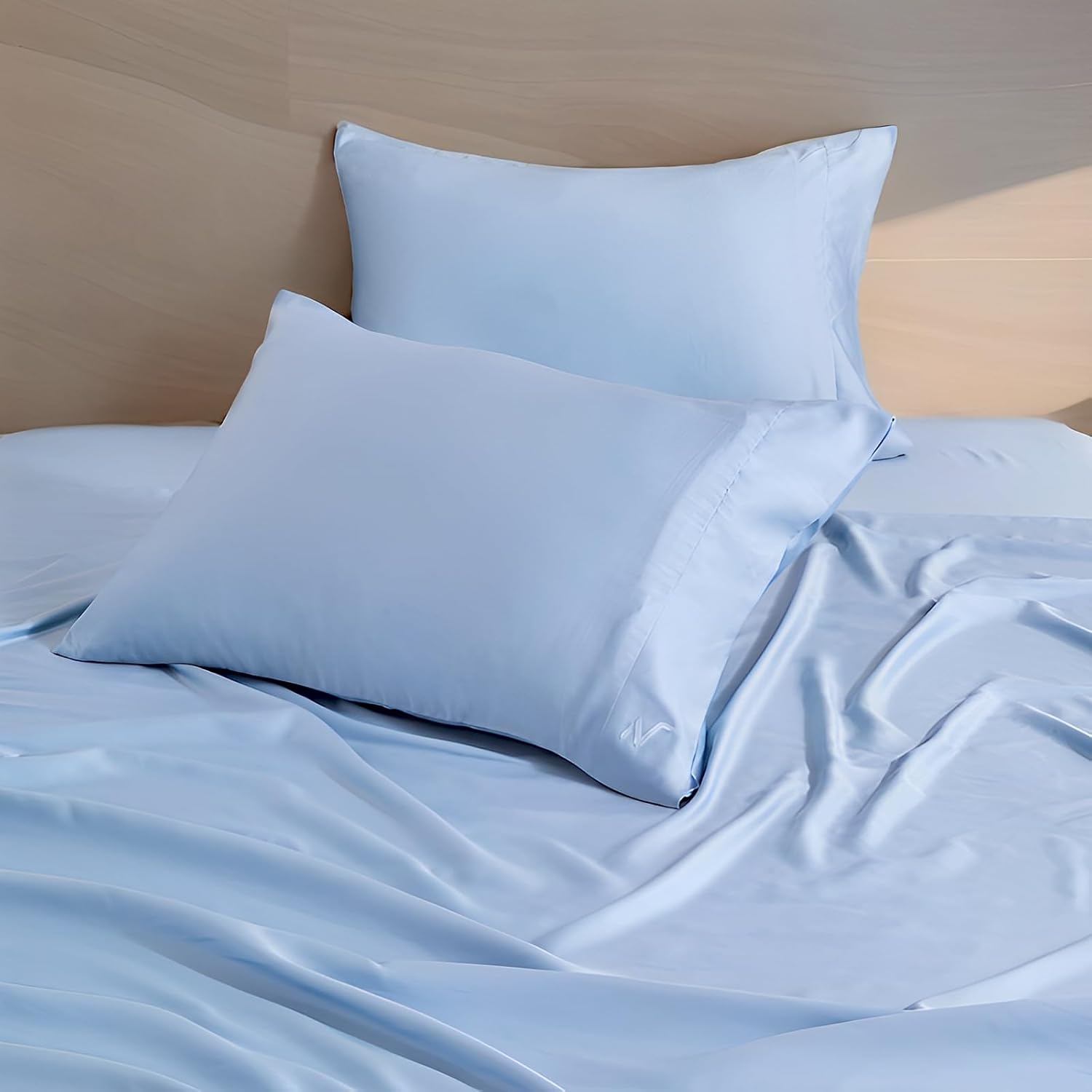 Amazon.com: Netbors Luxury 4pc Tencel Lyocell Sheet Set - Silky Soft ...