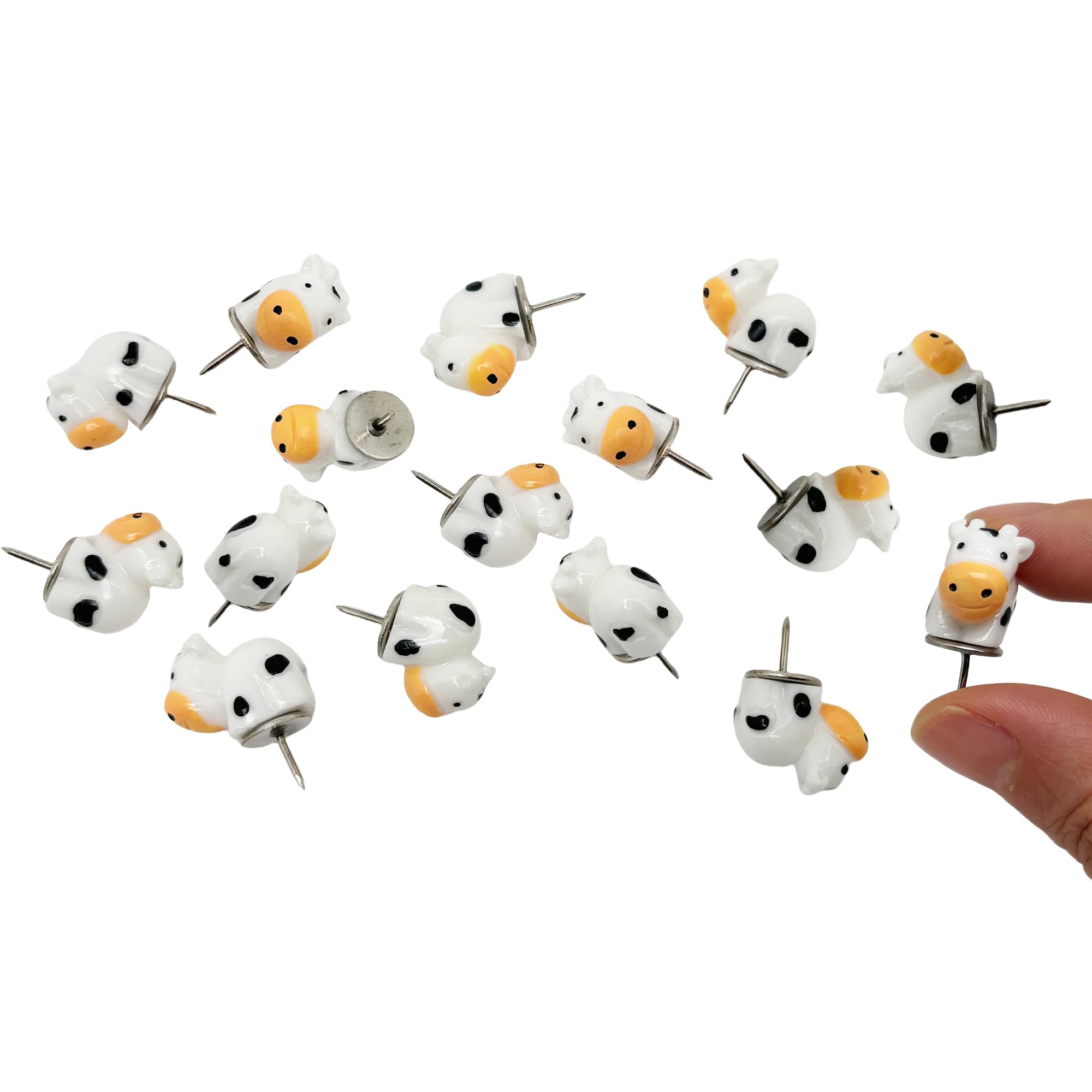 Amazon.com: Pack of 20 Cute Cow Decorative Push Pins for Photo Wall and ...
