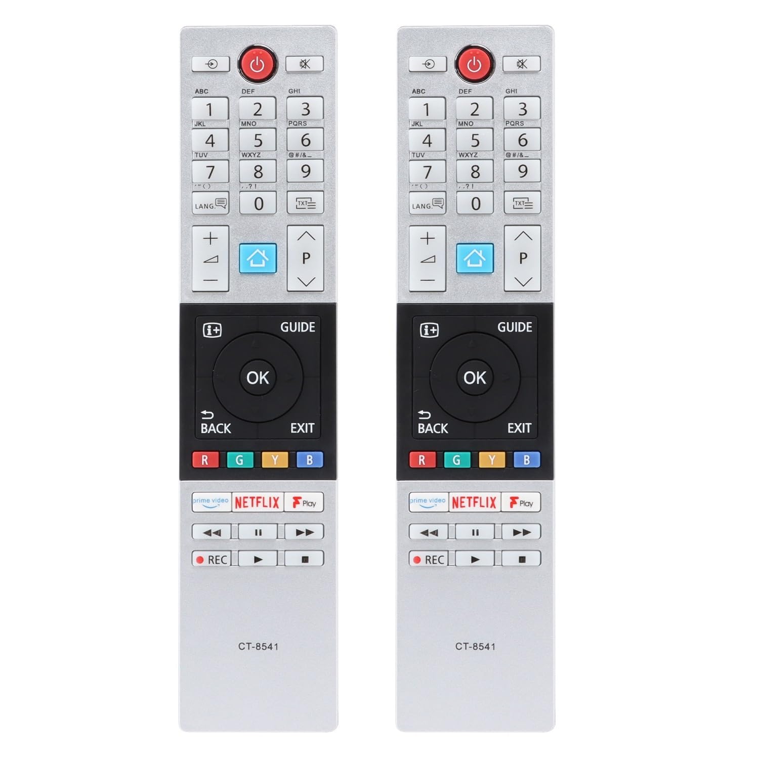 (Pack of 2) Universal TV Remote Replacement for Toshiba Remote Control ...