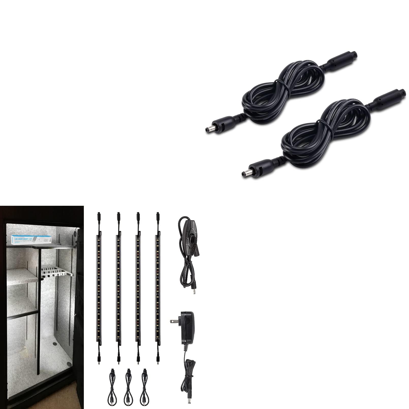 TORCHSTAR LED Safe Lighting Kit Bundle 39 Inches Interconnect Cable, 1 ...