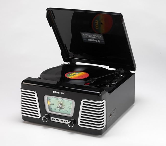 Steepletone RX1 Roxy 1 Retro Music Centre with Record Player - 1960s ...
