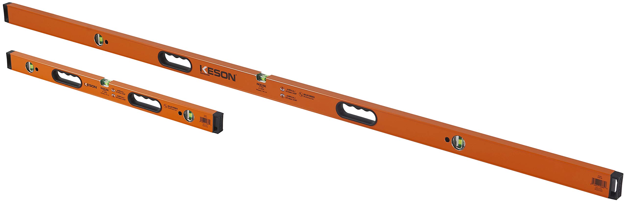 Snapklik.com : Keson LKB7832 Aluminum Box Beam Level Jamb Set