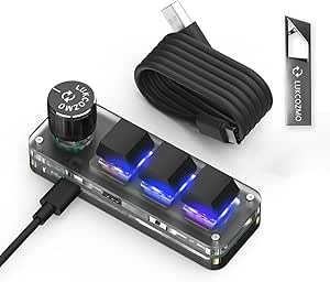 Amazon.com: LUKCOZMO Macro Pad Macro Keyboard Programmable Keypad ...