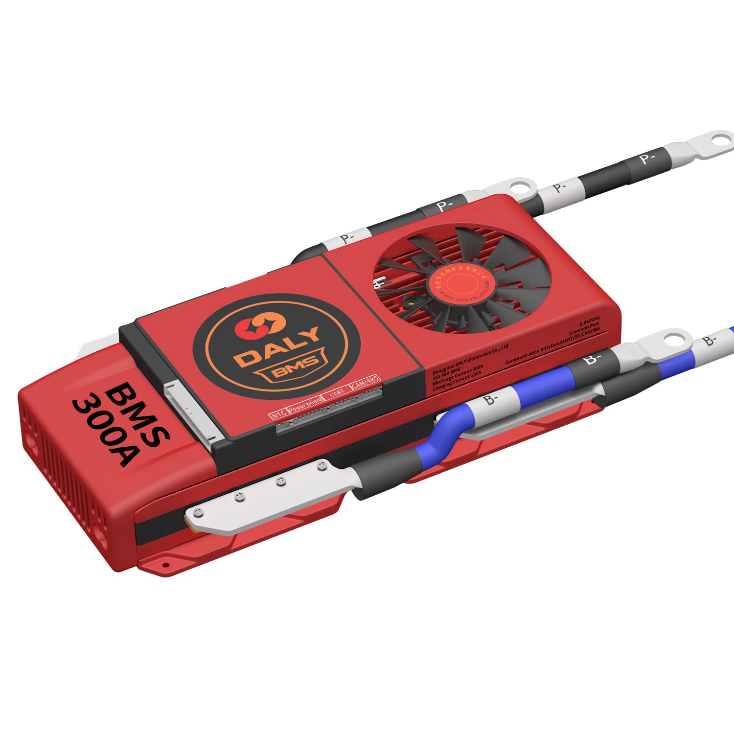 Buy DALY Smart BMS LiFePo4 15S 48V 300A PCB Battery Management System ...