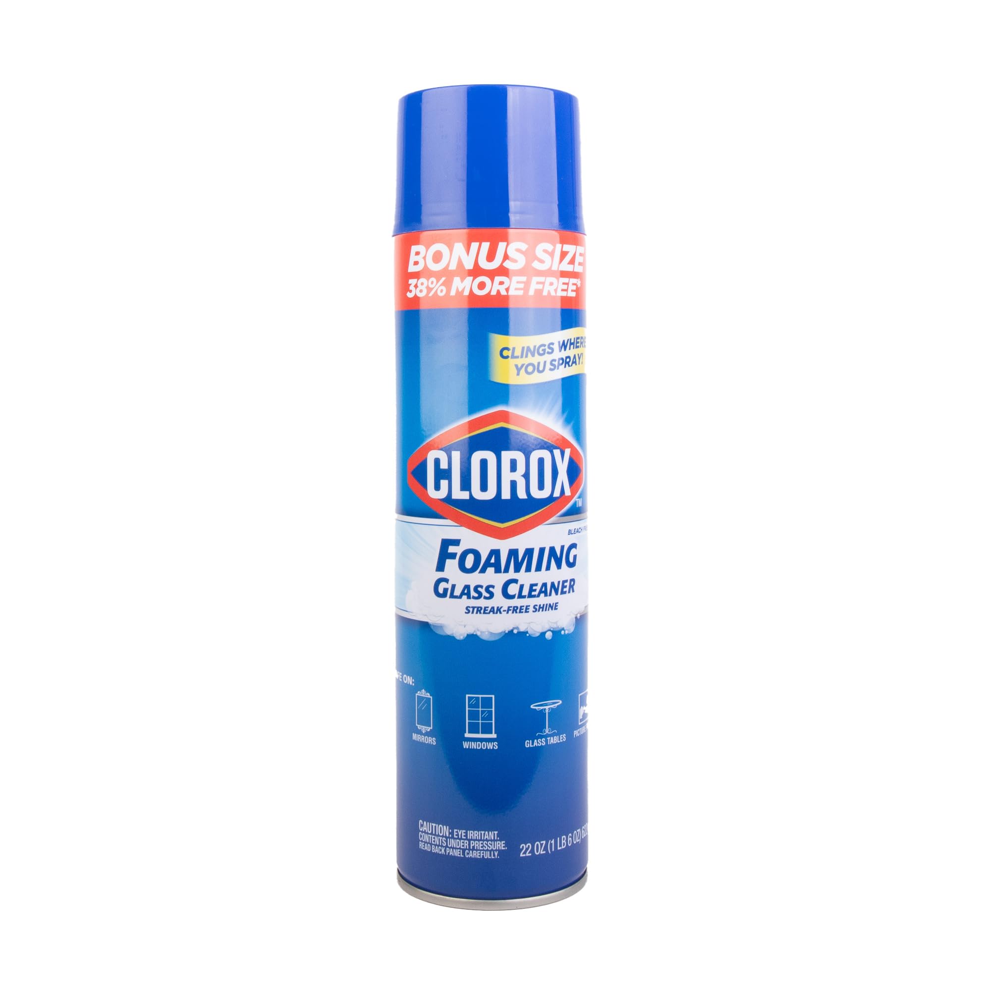 Amazon.com: Clorox Foaming Glass Cleaner Aerosol | All Purpose Window ...