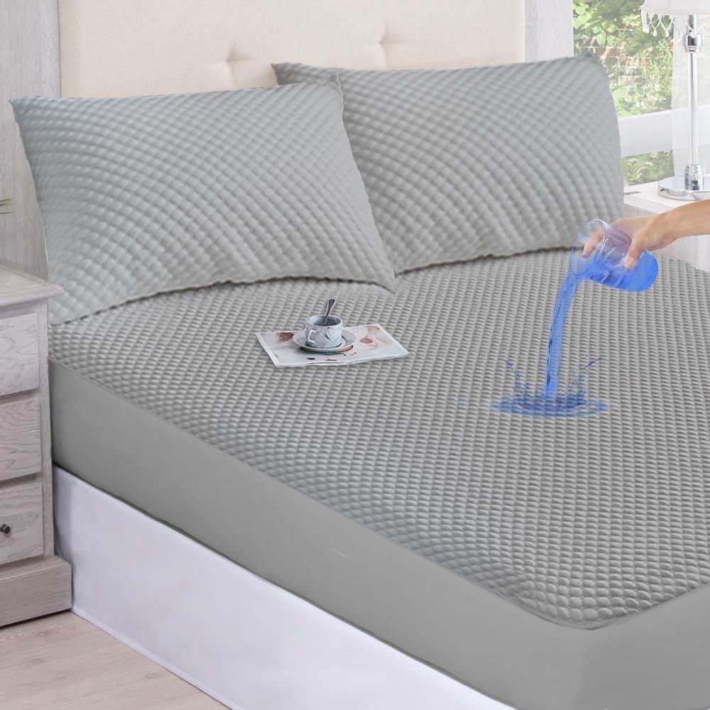 Spring Air Protector de Colchón Acolchado e Impermeable, Micro Dry ...