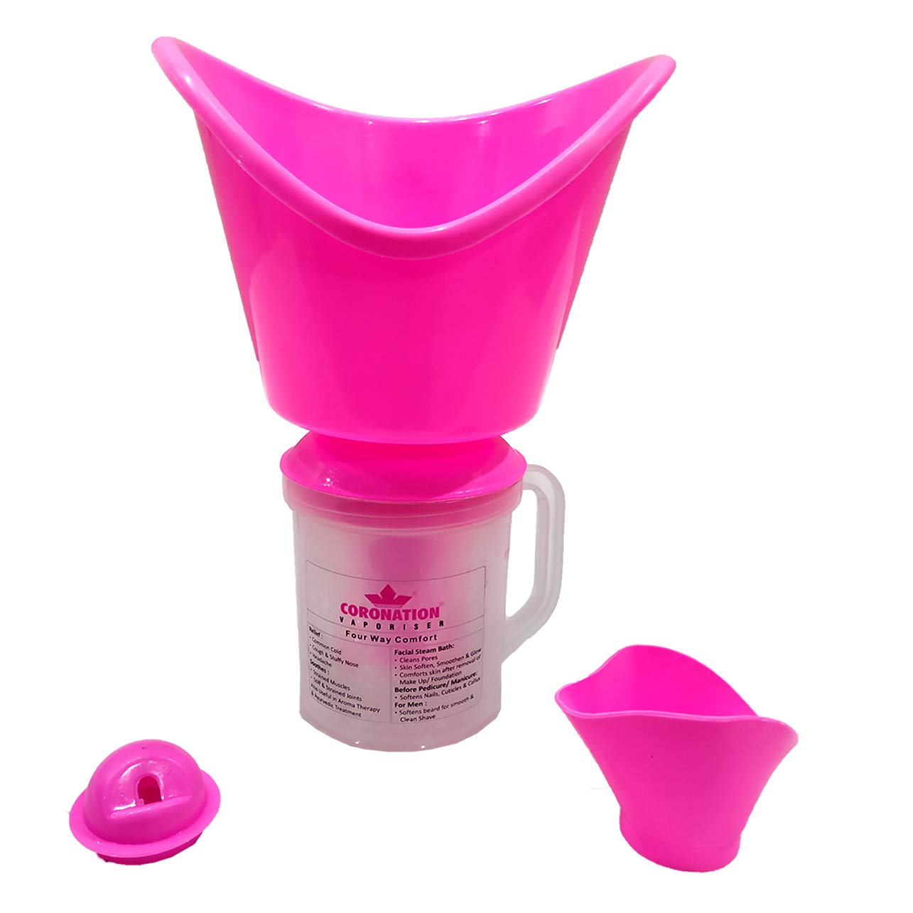 Buy Coronation Electric Steam Vapouriser for Cold and 3 in 1 Facial ...