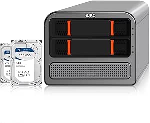 Amazon.com: SJRC Mini PC NAS Core i3 N305, Octa Core 2 Bay Network ...