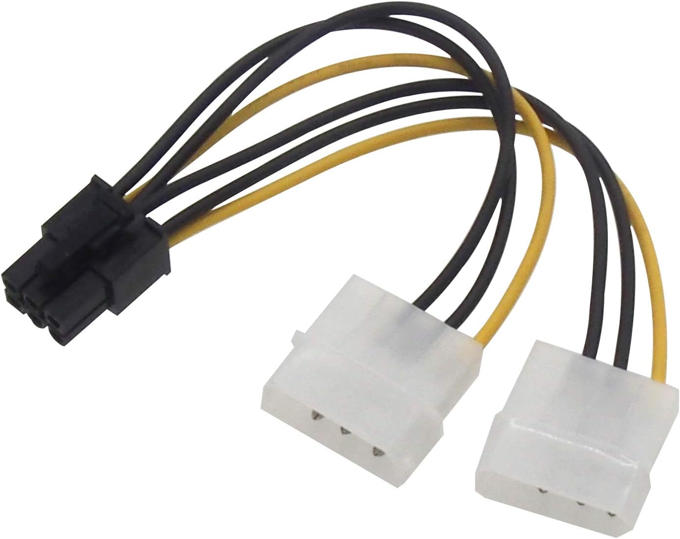 Amazon.co.jp: リタプロショップ® デュアルIDE電源 4ピン - PCI Express電源 8ピン 変換アダプタケーブル : パソコン・周辺機器