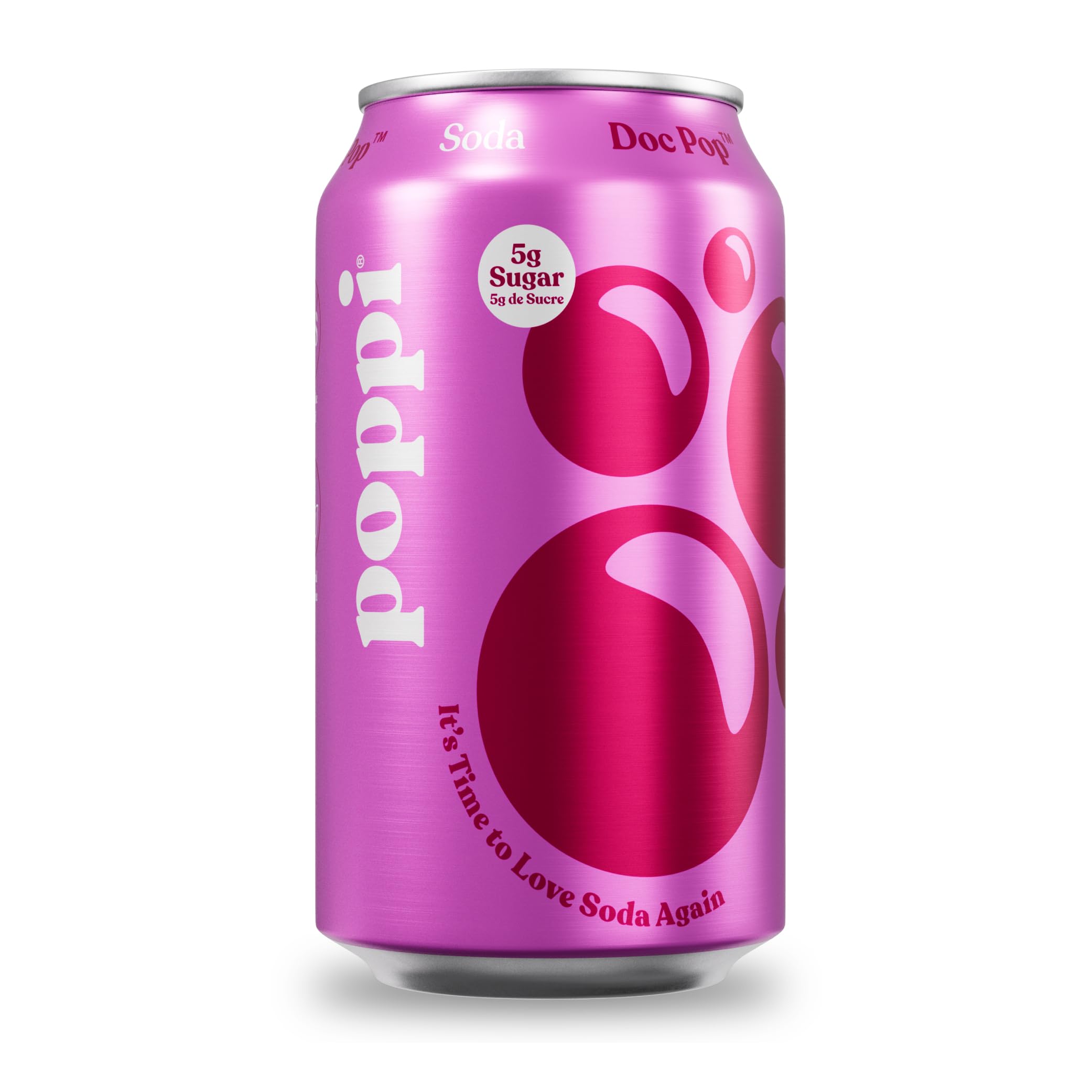 POPPI Soda, Doc Pop, Sparkling Soda, Beverages w/Apple Cider Vinegar ...