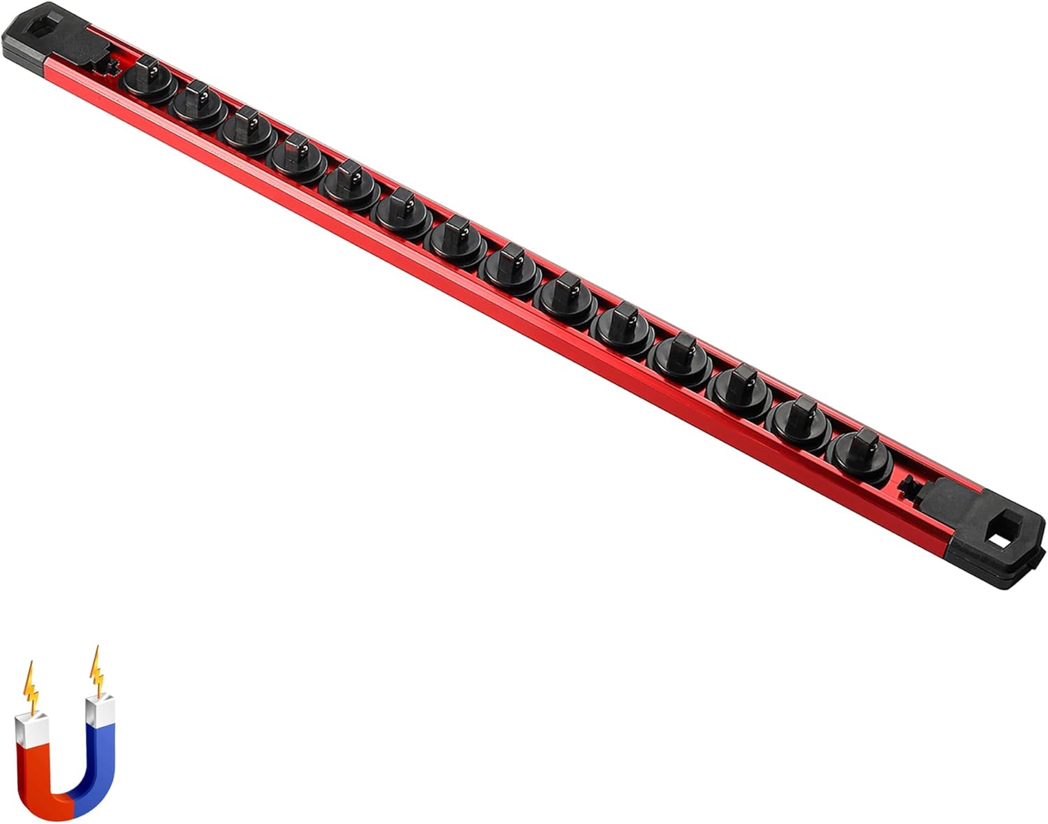 Amazon.com: ALOANES 3/8-Inch Drive Magnetic Socket Organizer, Heavy ...