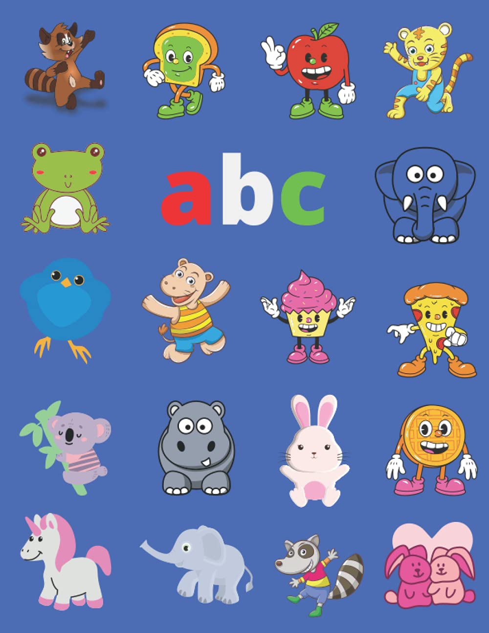 Buy abc: coloring book for kids :abc coloring book animals :coloring ...