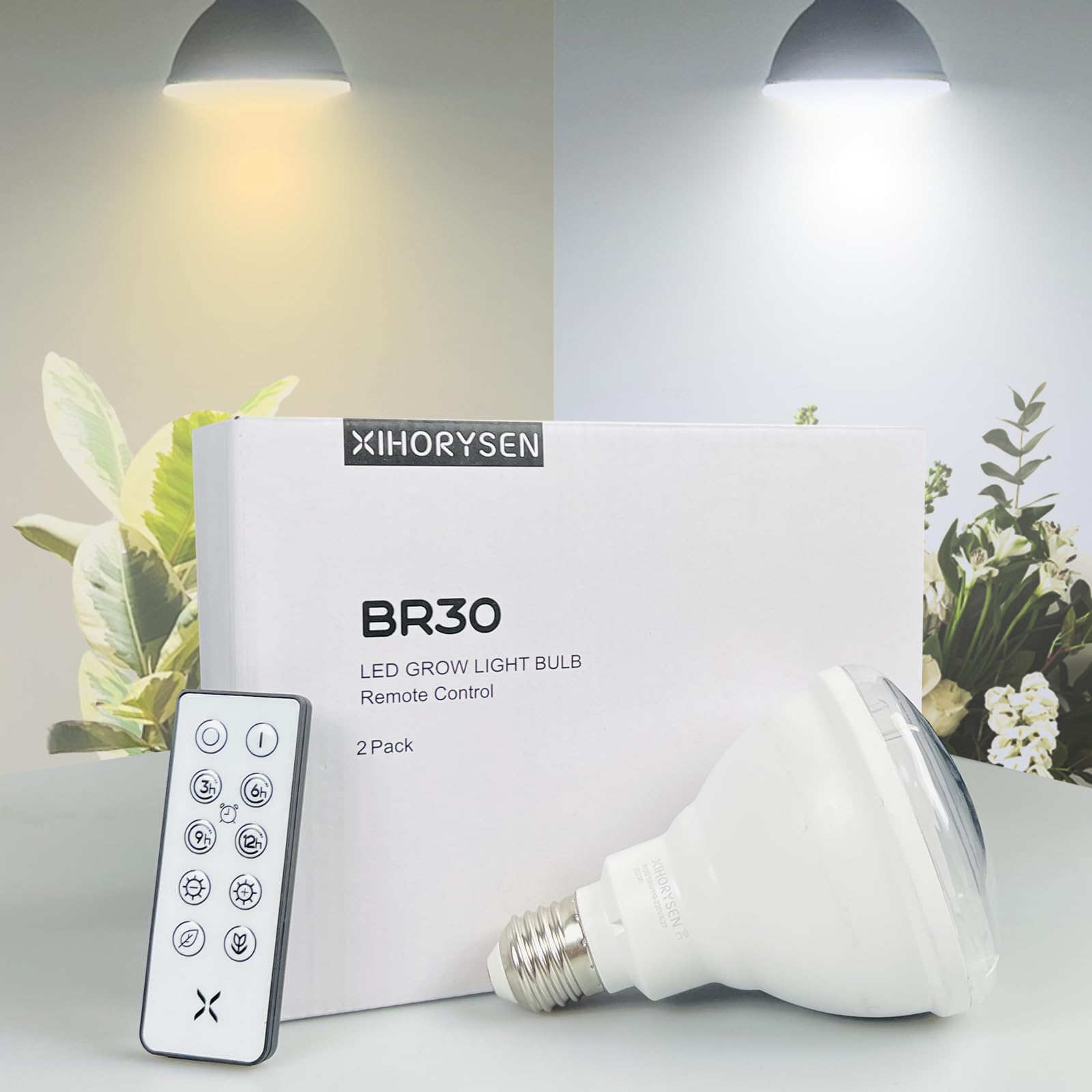 Amazon.com: Necgemlex Smart PAR38 LED Grow Light Bulb - Dimmable, Sun ...