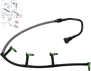 BIAREN Injector Fuel Return Leak Off Pipe for Ford Transit Mk7 Mk8 ...