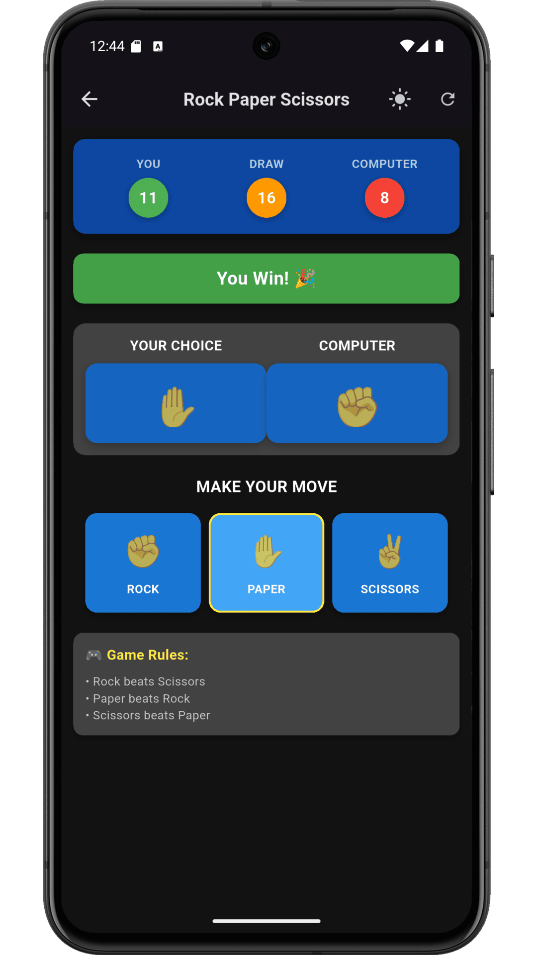 Rock Paper Scissors - App on Amazon Appstore