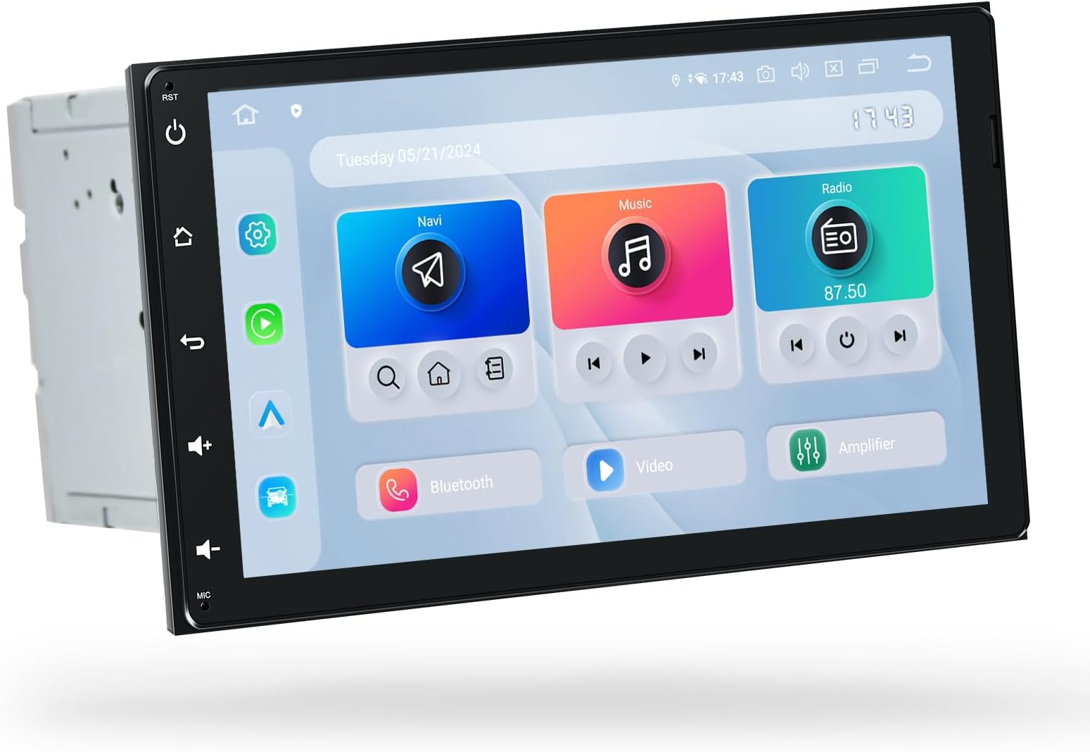 Amazon.com: Dasaita Car Stereo Double Din with Wireless Carplay ...