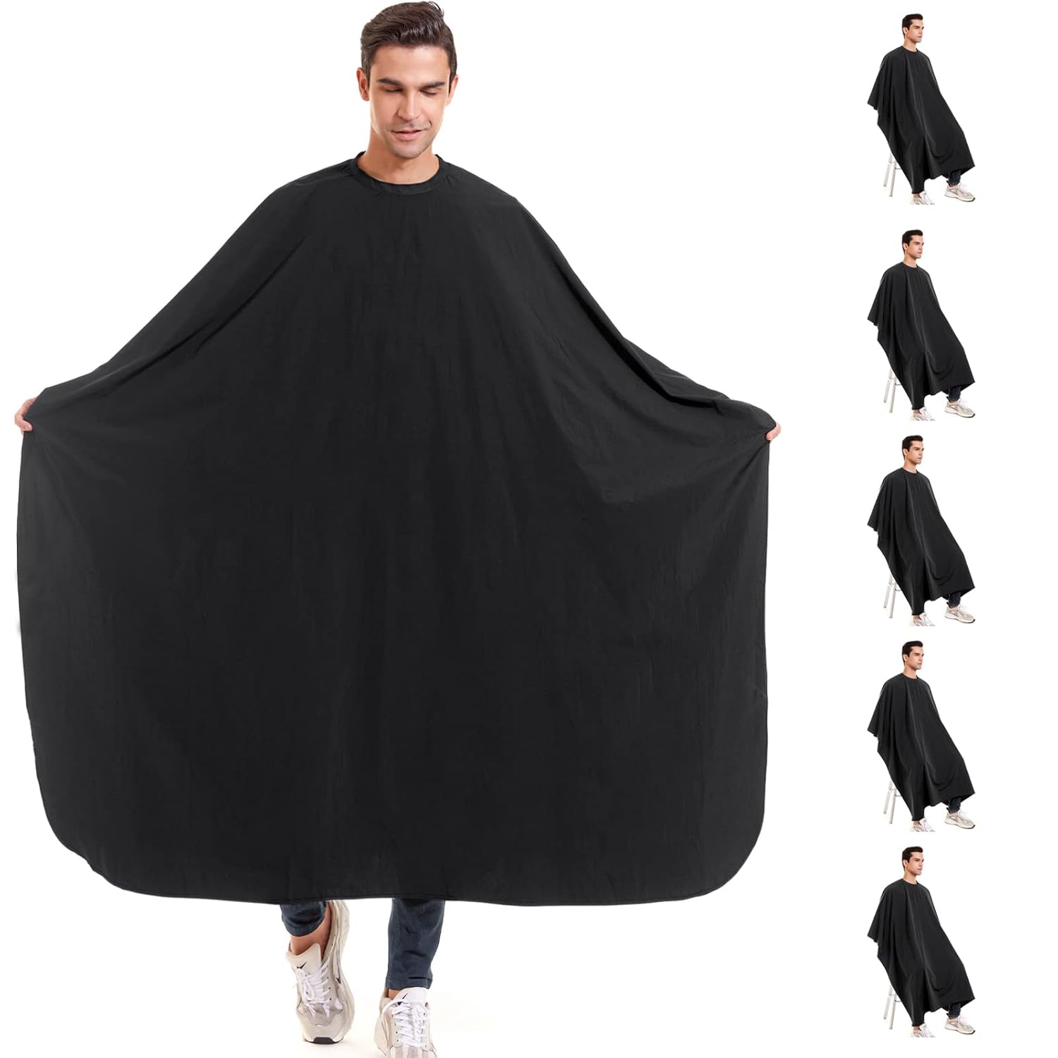 Amazon.com : izzycka 5 Pack Barber Cape for Men, Salon Large Hair ...