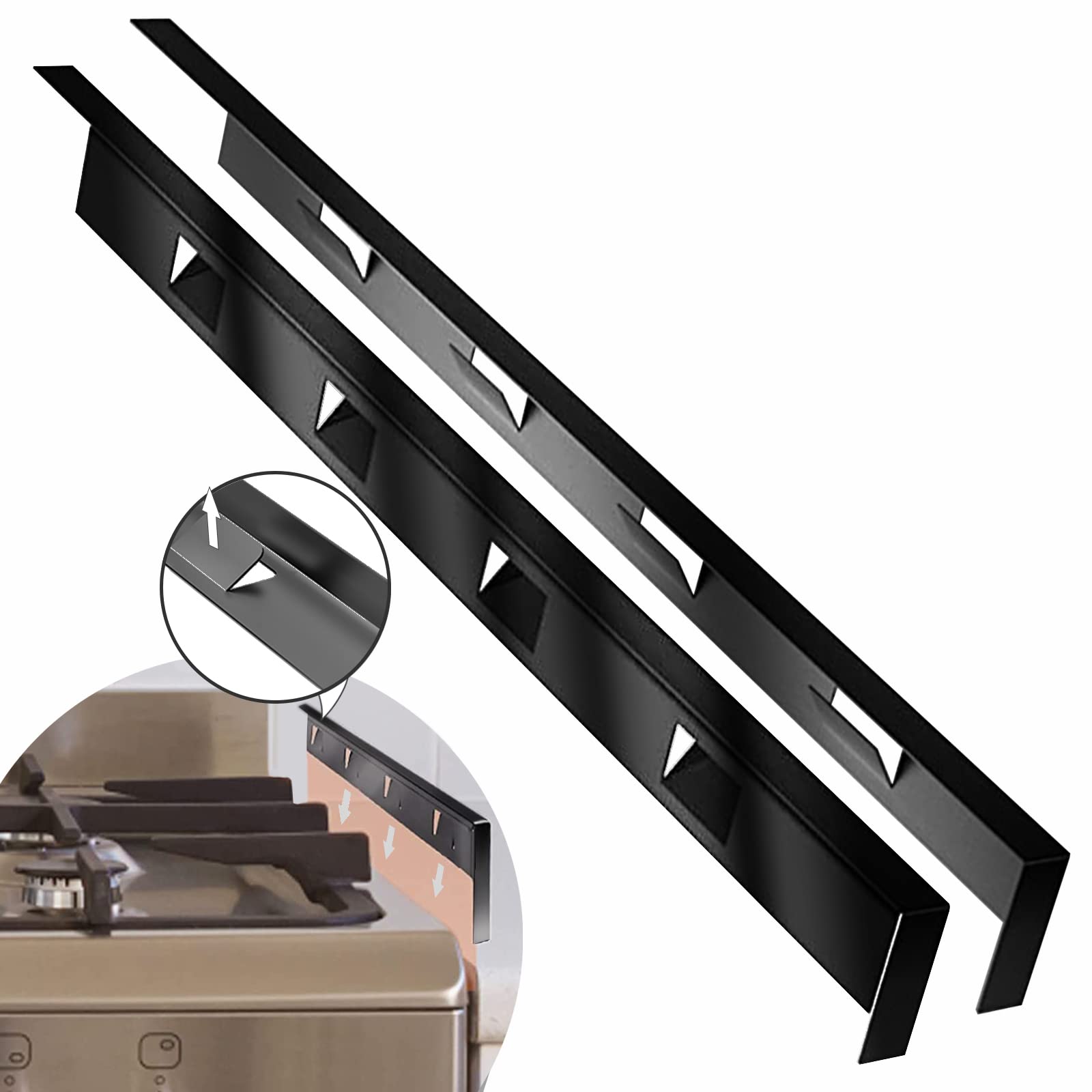 MOFINO Stove Guard - 316 Stove Gap Covers Stainless Steel - Heat ...