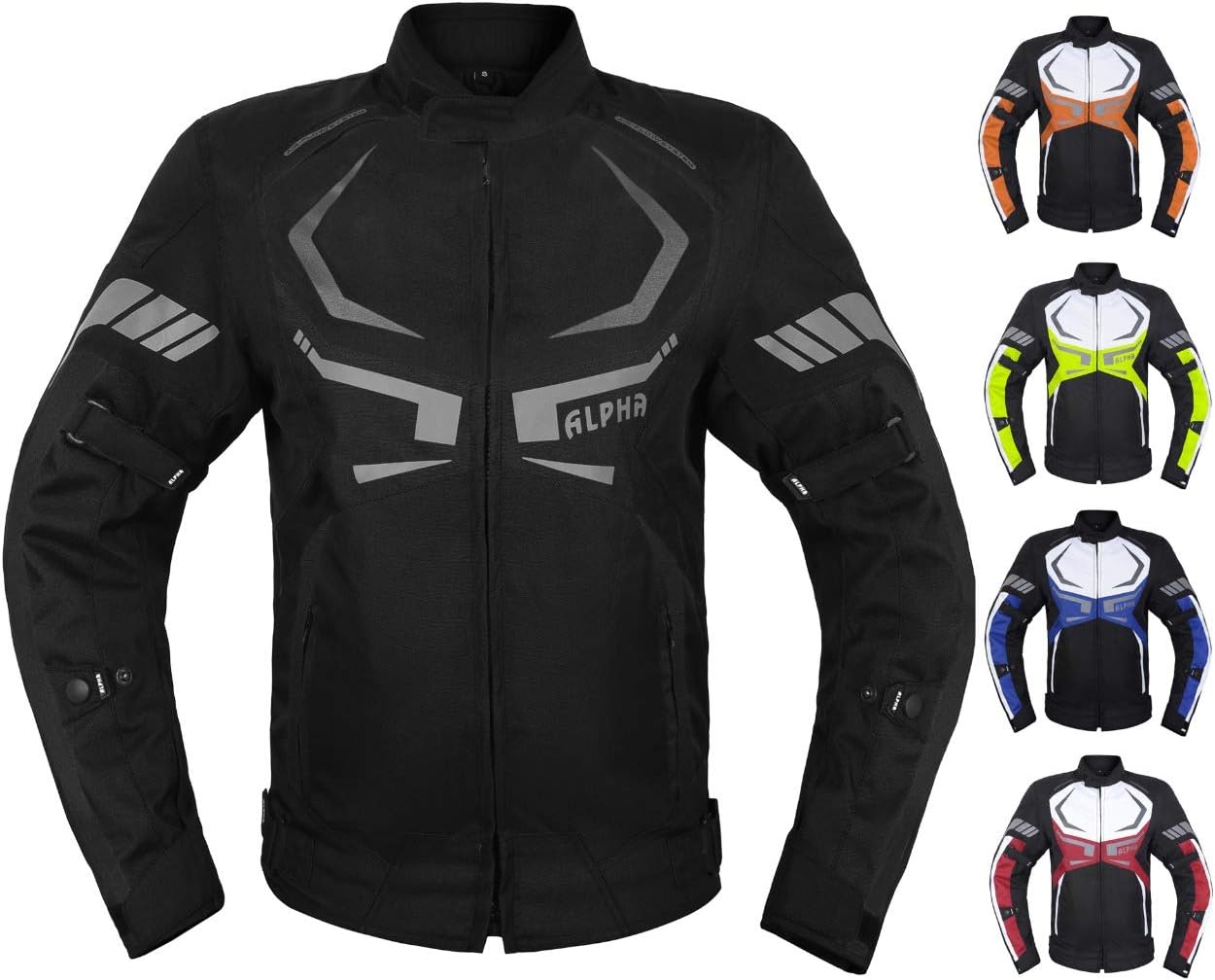 Amazon.com: Motorcycle Jacket For Men Enduro Dualsport Riding High ...