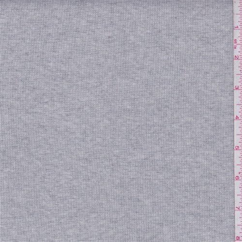 Amazon.com: Dusty Grey/Ivory Heather Thermal Knit, Fabric by The Yard