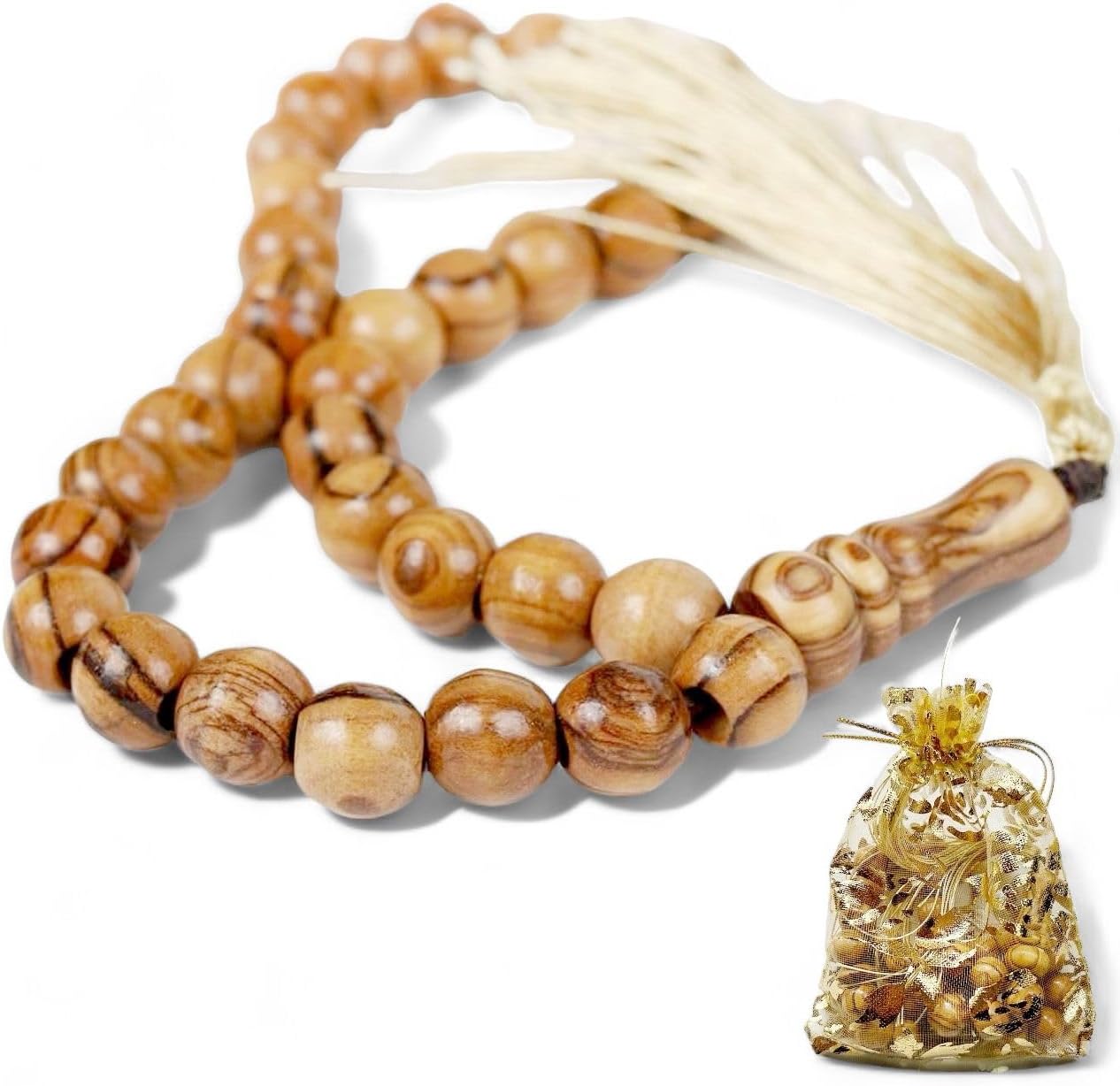 Amazon.com: TAS B Tasbih Prayer Beads 33 Pink Tiger Eye Stone (33 Beads ...