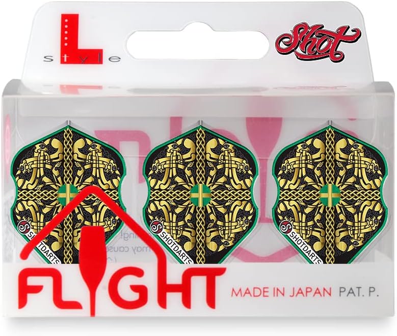 Amazon.com : Shot! Darts Dart Flights, L-Style EZ L1 Standard Shaped ...