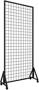 Amazon.co.jp: Floor Standing Grid Wall Mesh Display Panel, Retail ...