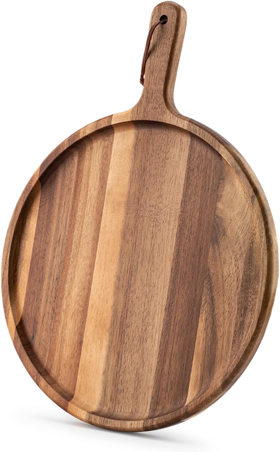 Amazon.com: Acacia Wood Pizza Peel,Cutting Board,Cheese Paddle Board ...