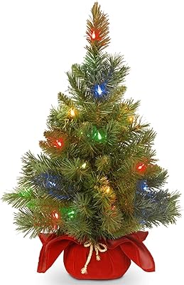 Amazon.com: Christmas is Forever Lighted Tabletop Ceramic Tree, 16 Inch ...