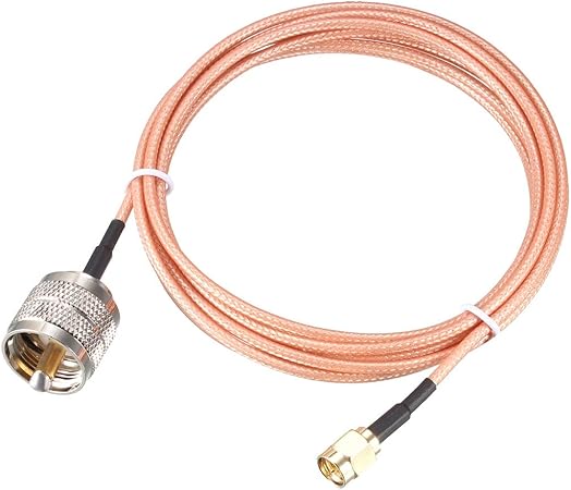 Amazon.com: uxcell SMA Male to UHF PL-259 Male RG316 RF Coaxial Coax Cable 10 Ft : Electronics
