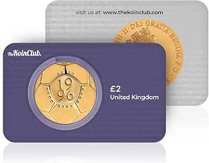 The Koin Club Football Euro 96 2 Coin Original 1996 Royal Mint UK ...