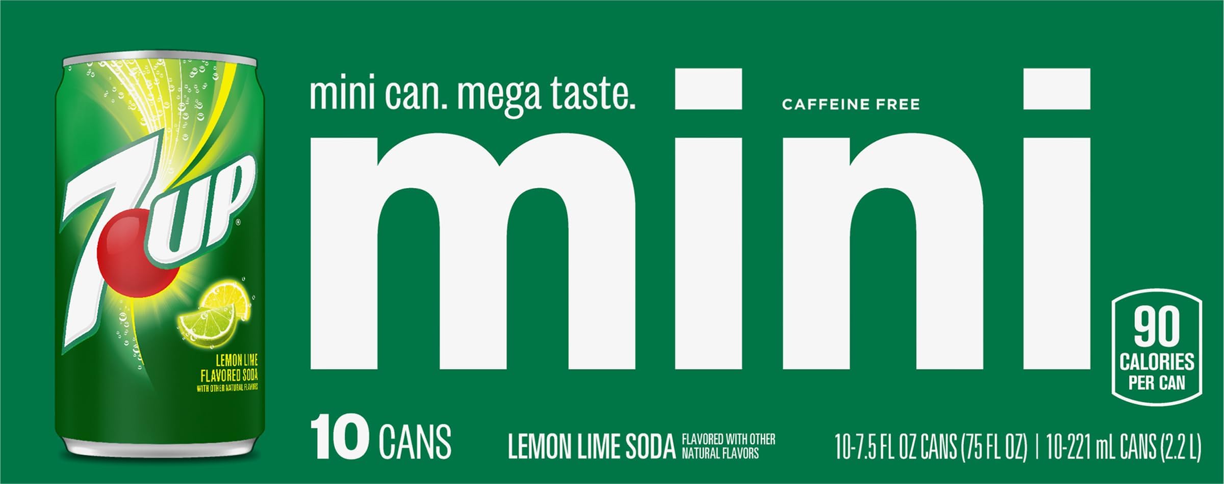 Amazon.com : 7-UP, 7-UP Mini Lemon Lime Soda, 7.5 Ounce : Grocery ...