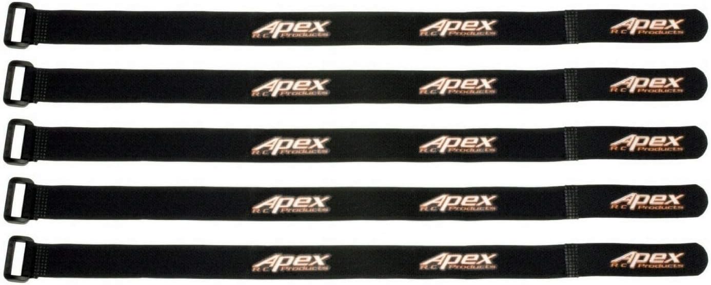 Amazon.com : Apex RC Products 5 Pack 20mm x 400mm Lipo Battery Strap ...