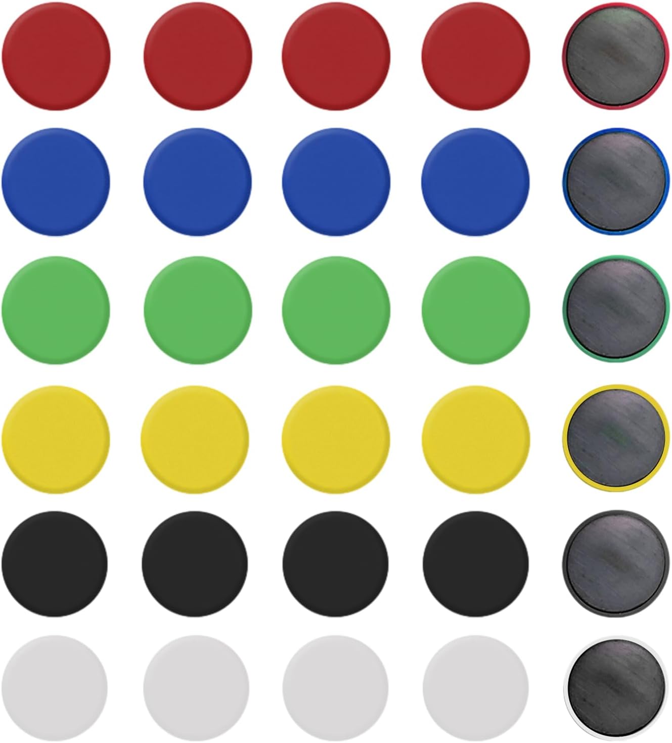 30 Pieces Refrigerator Magnets, Whiteboard Magnets, Colorful Magnets ...