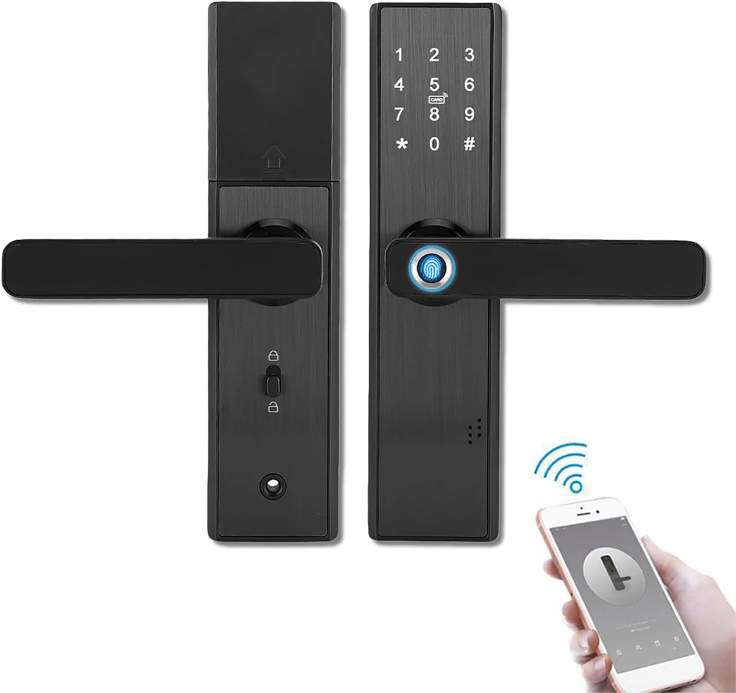 Amazon.com : Smart Door Lock, Electronic Fingerprint Door Lock ...