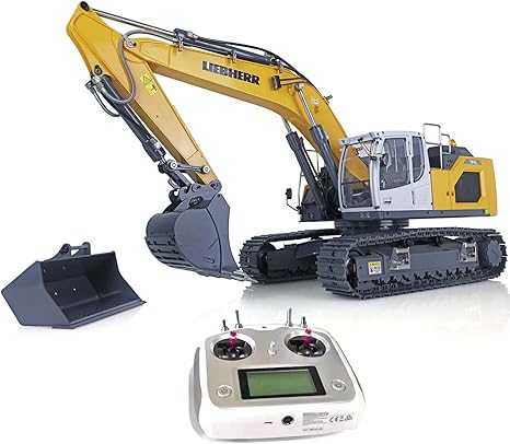 Amazon.com: XDRC 1/14 Hydraulic RC Excavator Digger Assembled Painted ...
