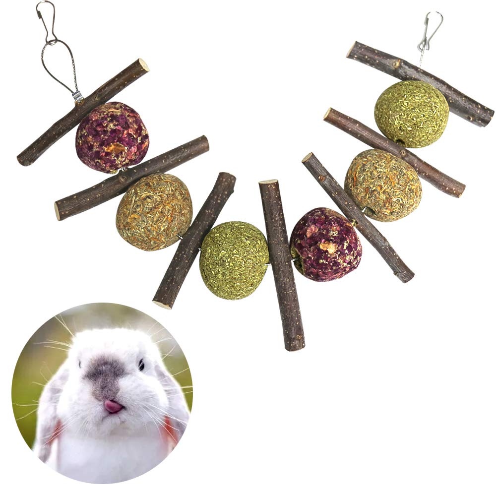 Barley Ears Bunny chew toys, rabbit hamster apple stick natural grass ...