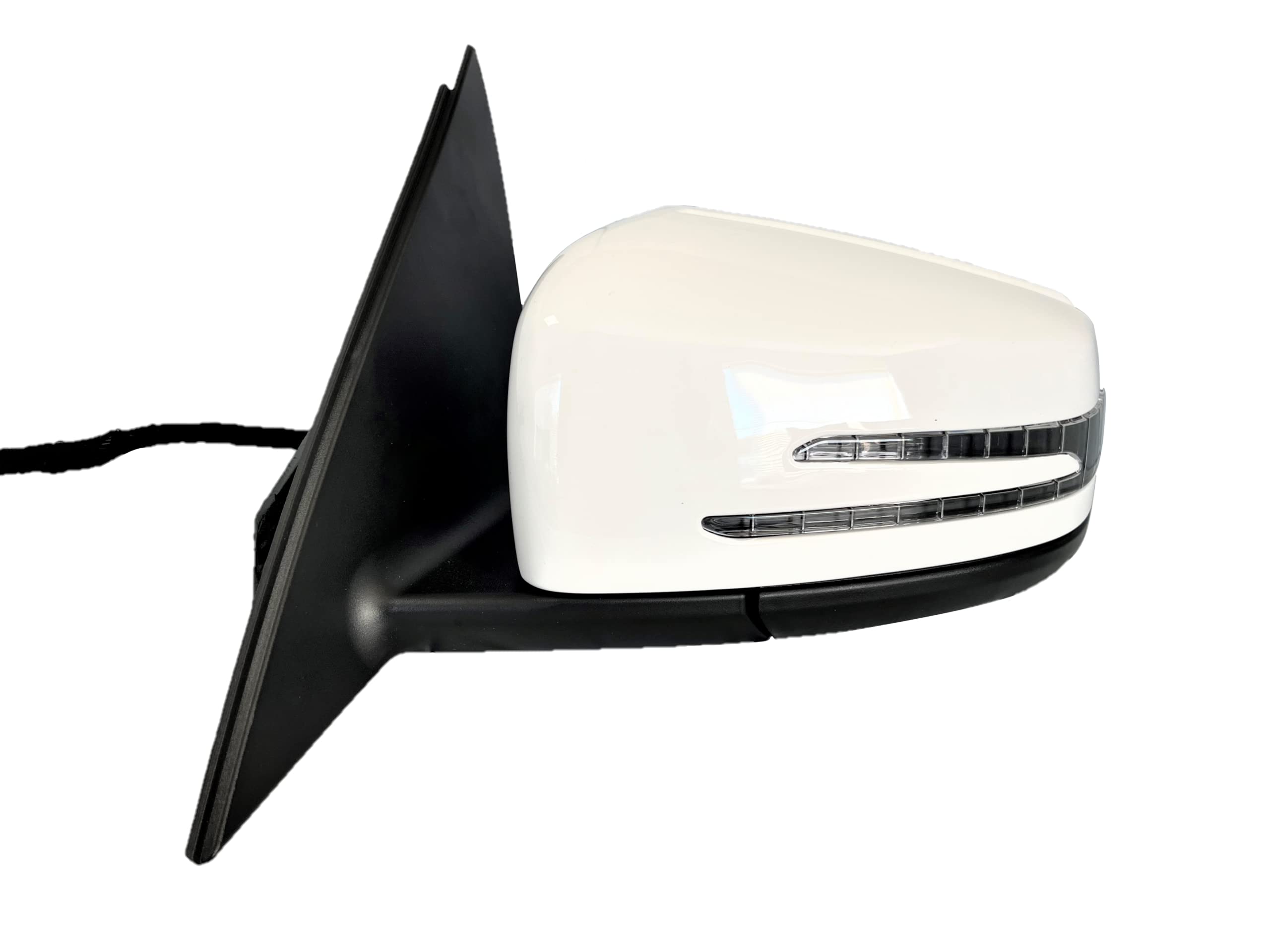 Amazon.com: #76 8Th Gear WHITE LEFT DRIVER SIDE MIRROR COMPATIBLE WITH ...