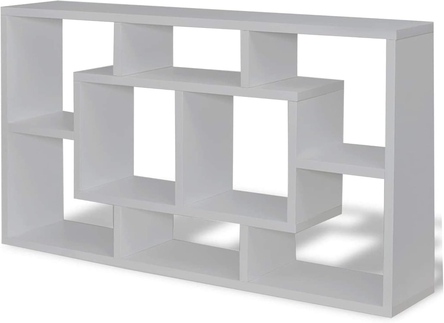 Floating Storage Bookshelf | Wall Mounted Cubes | 8 Compartments | Book ...