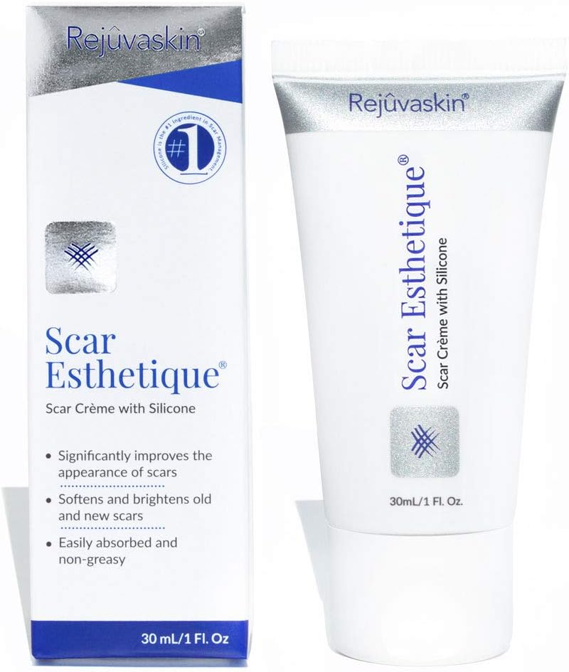 Amazon.com : Rejuvaskin Esthetique Scar Cream with Silicone, 23 ...