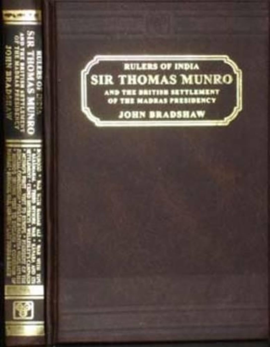 Buy Thomas Munro and British Settlement of the Madras Presidency ...