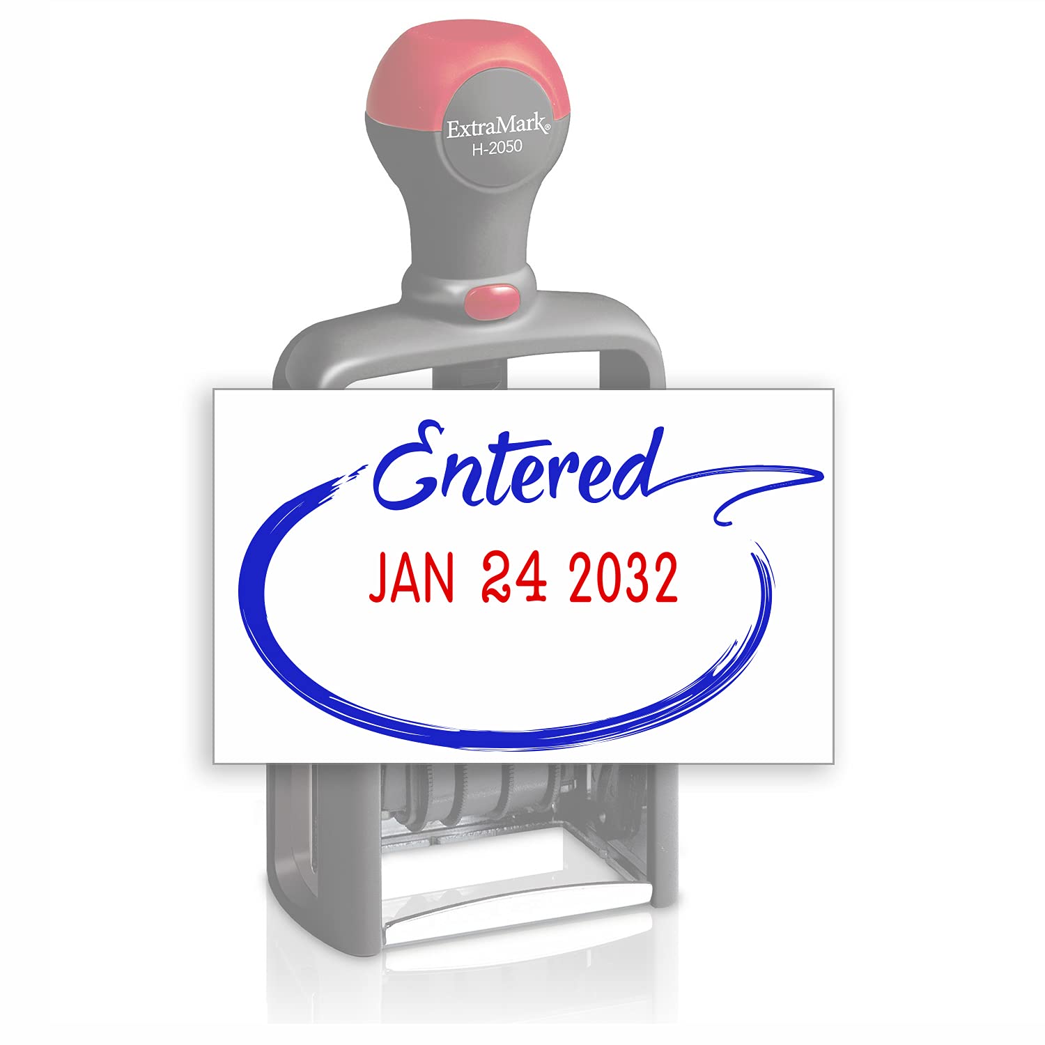 Amazon.com : Heavy Duty Style Office Date Stamp with Entered - Self ...