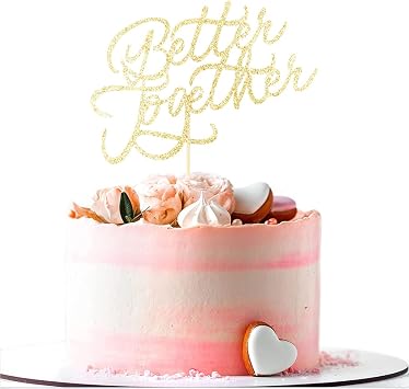 Amazon.com: Better Together Cake Topper, Bridal Shower, Mr and Mrs ...