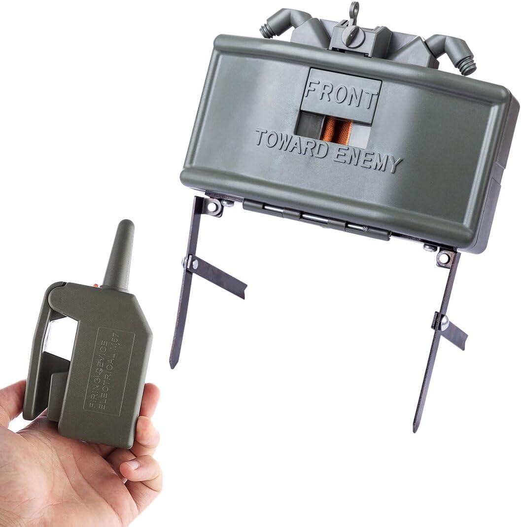 Peiro Remote Control and Trip Wire Trigger Toy Plastic Claymore Bomb ...