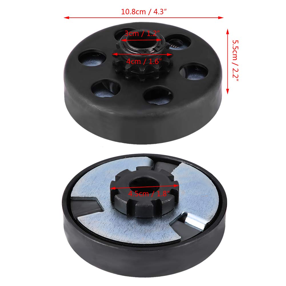 Embrayage Pocket Bike Clavette Bloc Embrayage Moto 2 Temps + 3 Ressorts ...