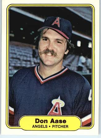 Amazon.com: 1982 Fleer Baseball #450 Don Aase California Angels ...